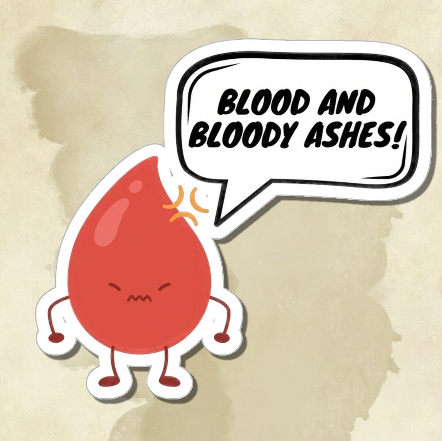 Blood and Bloody Ashes (Wheel of Time) Sticker – CosmereFanCreations