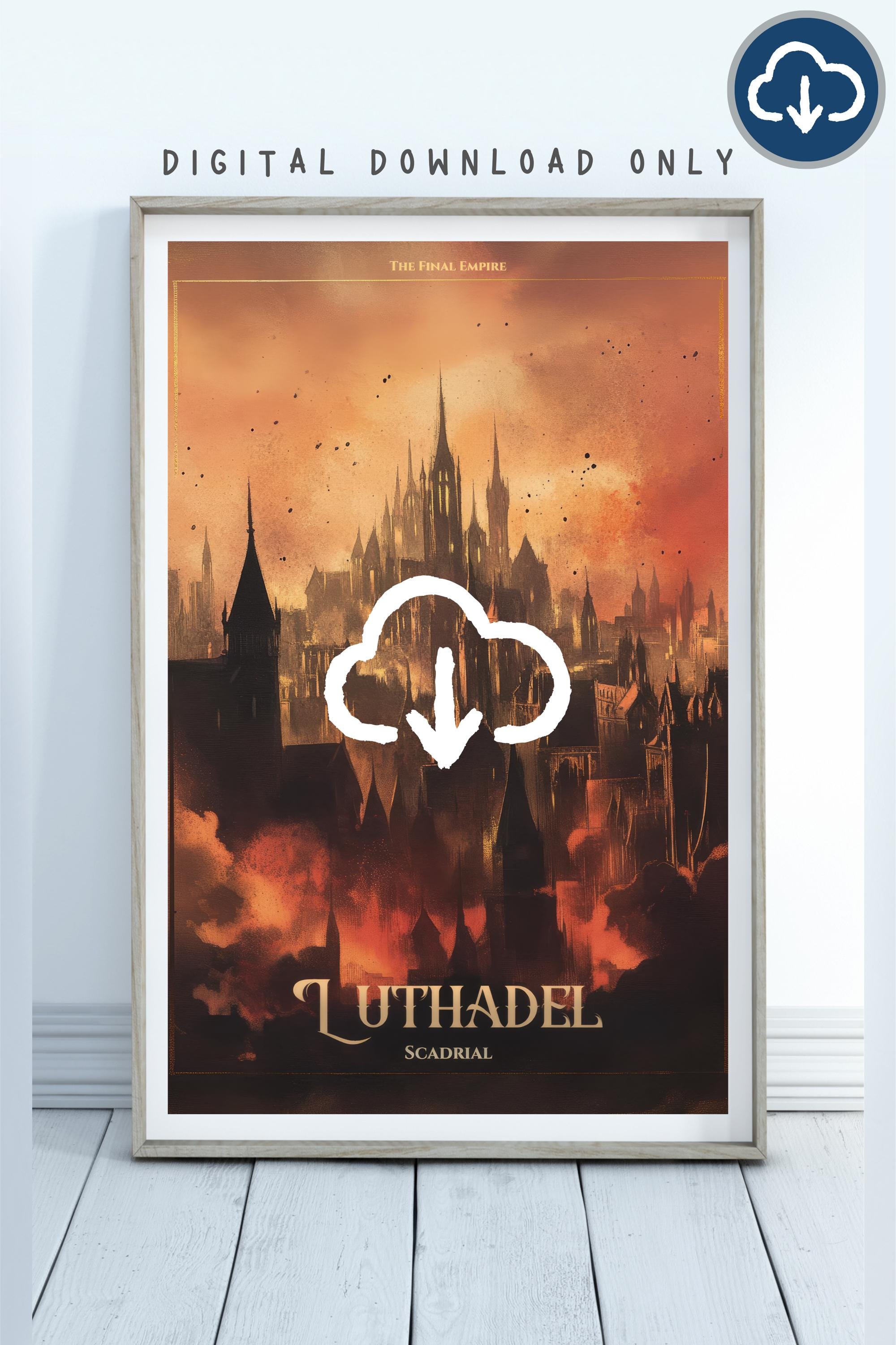Luthadel City (Mistborn) Travel Poster - Digital Download ...