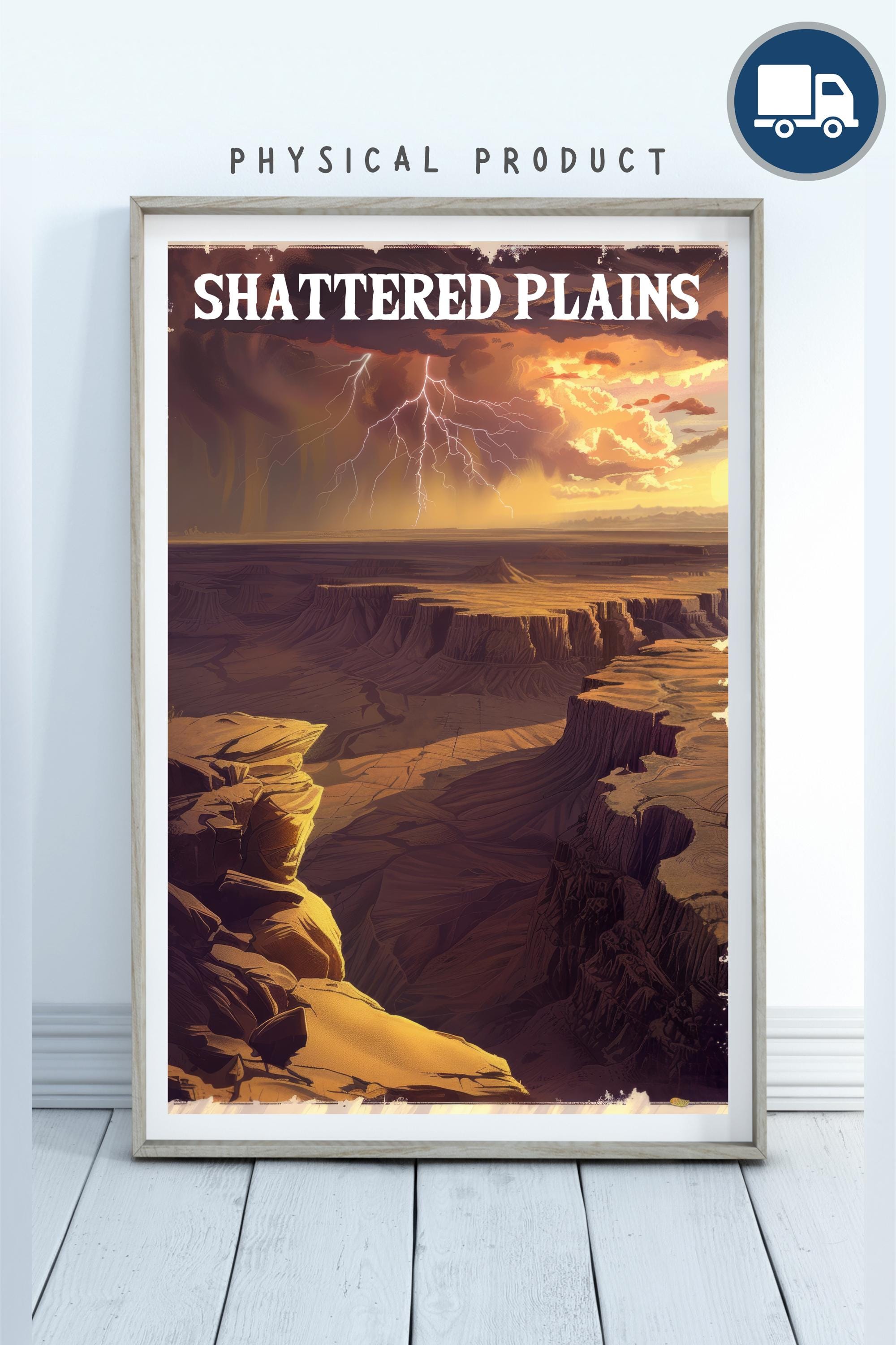 Shattered Plains (Stormlight) Travel Poster – CosmereFanCreations