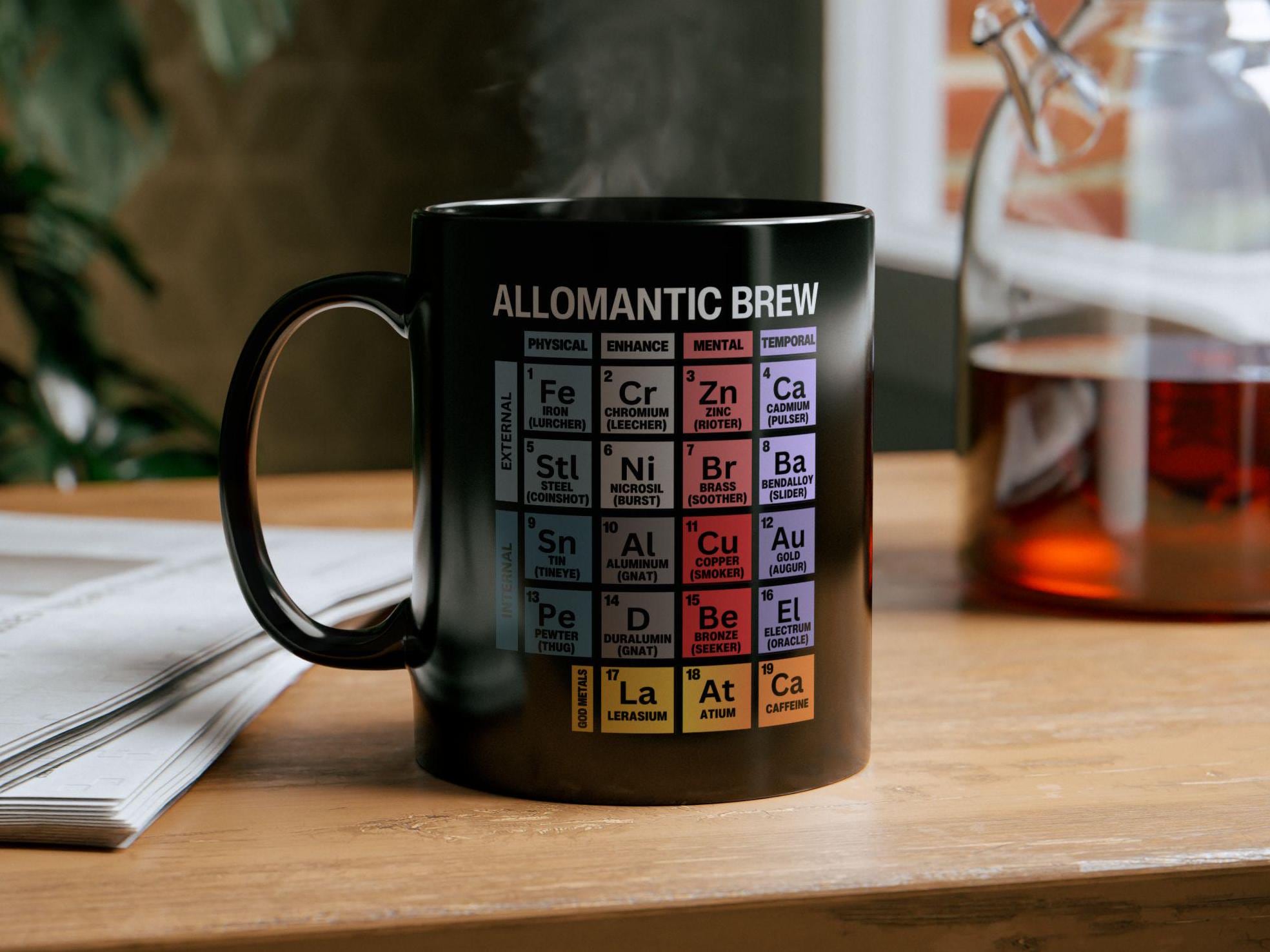 Periodic Table of Allomancy (Mistborn) 11oz Mug – CosmereFanCreations