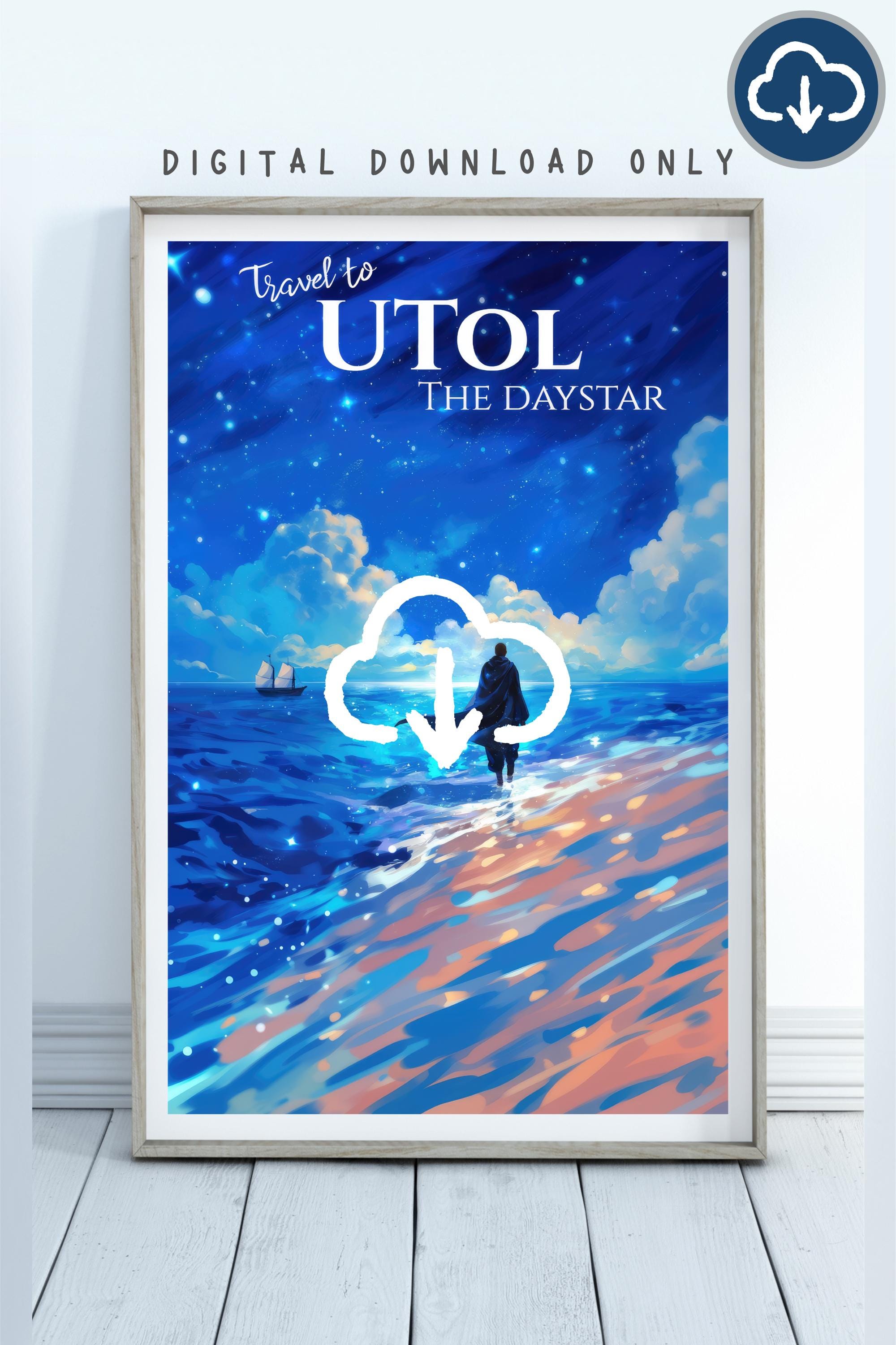 UTol (Yumi and the Nightmare Painter) Travel Poster - Digital Download ...