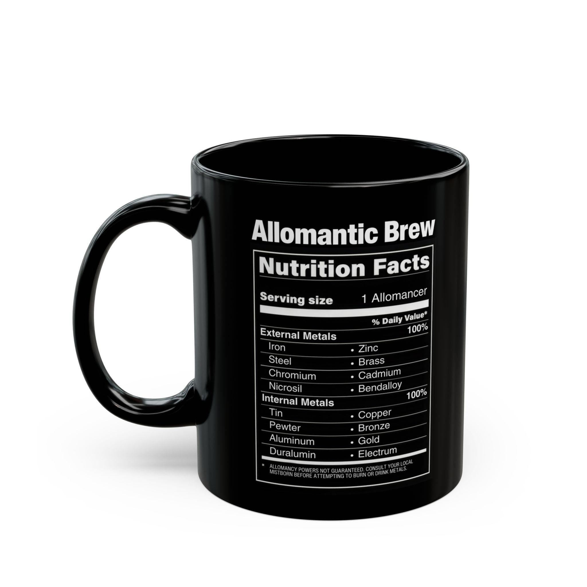 Allomantic Brew Mistborn Cosmere Metallic Mug, Gold and Silver Metal 1 ...